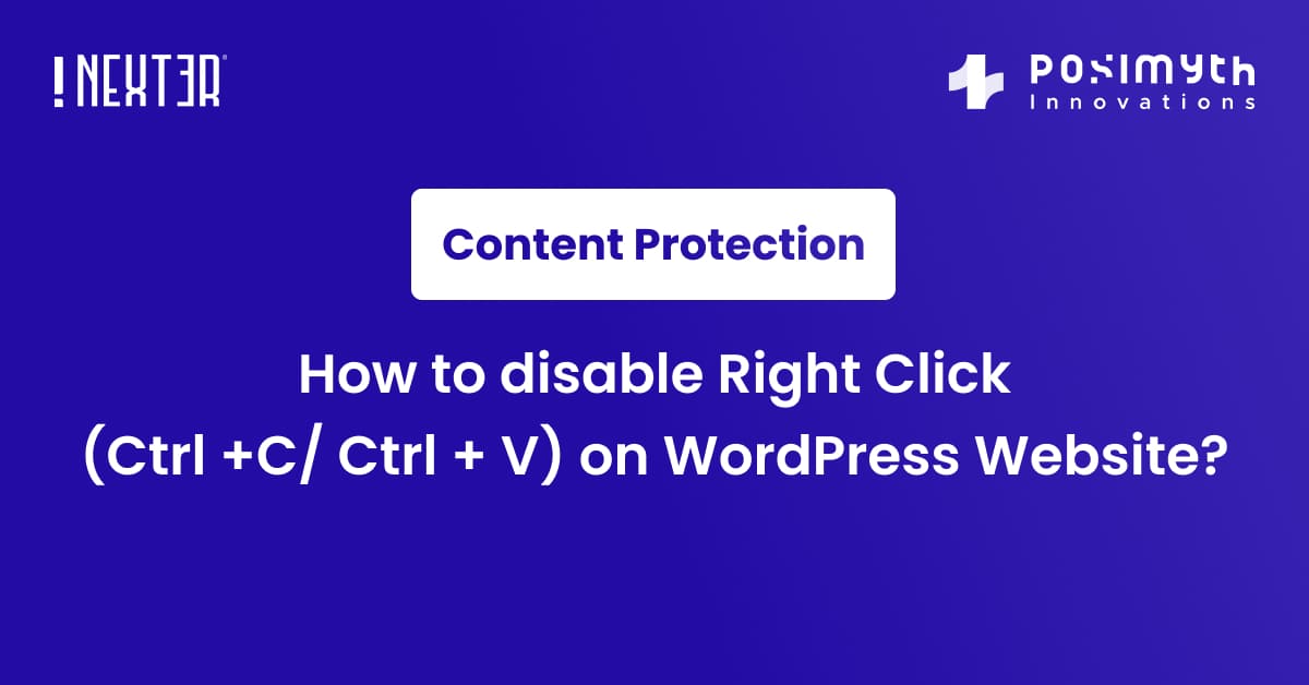 How To Disable Right Click Ctrl C Ctrl V On Wordpress Website Nexter Wordpress Theme 7604