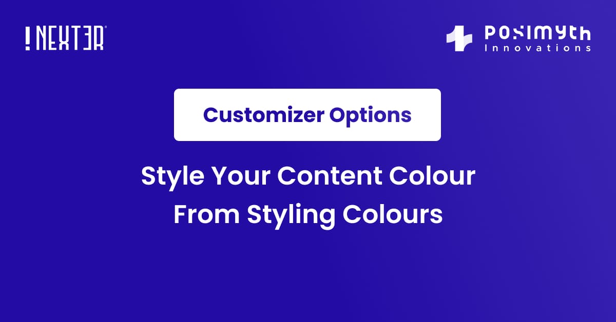 Style Your Content Colour From Styling Colours - Nexter WordPress Theme
