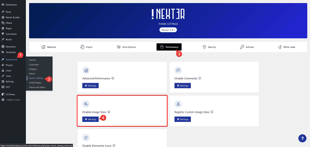 How to Disable Different Image Sizes for WordPress Website? - Nexter WordPress Theme