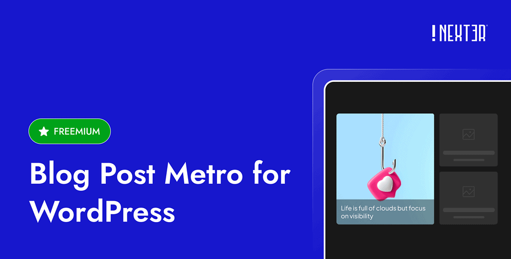 Blog Post Metro Block For WordPress - Nexter WP