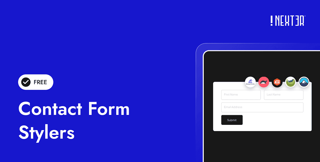 Contact Form Stylers Block For WordPress (6+ Forms Support) - Nexter Blocks