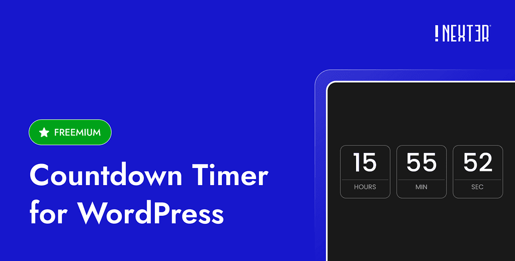 Countdown Timer Block For WordPress (Evergreen Timer) - Nexter Blocks