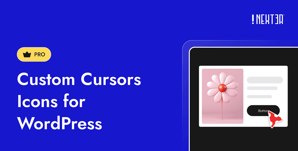 Custom Cursors Icons Block For WordPress - Nexter Blocks