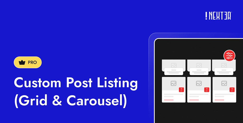 Custom Post Listing Block For WordPress - Nexter WP