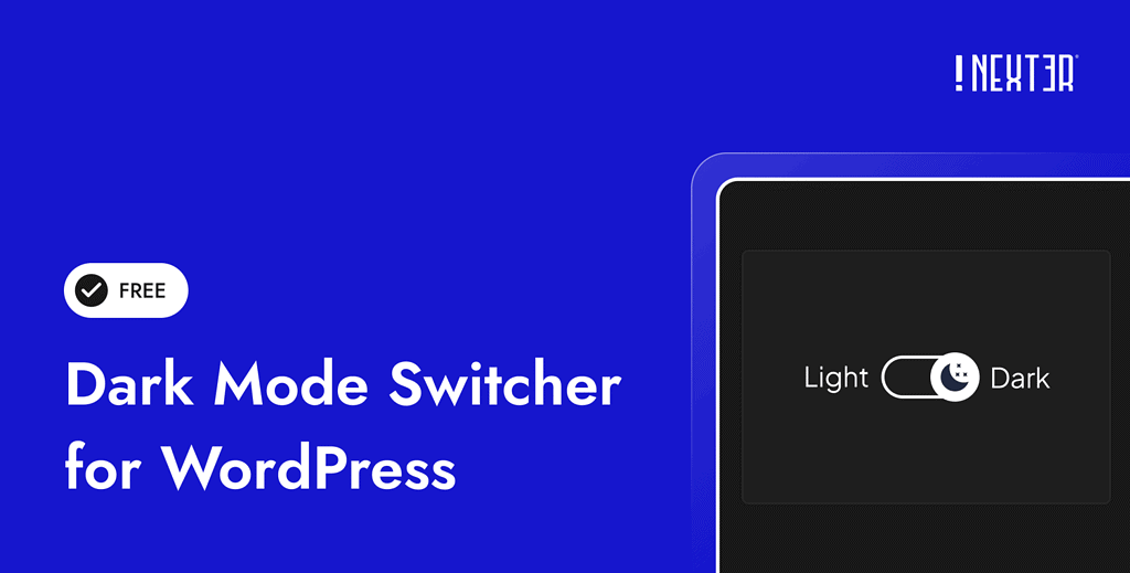 Dark Mode Switcher Block For WordPress - Nexter Blocks