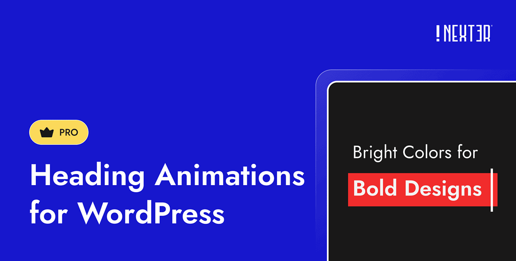Heading Animations Block For WordPress - Nexter Blocks