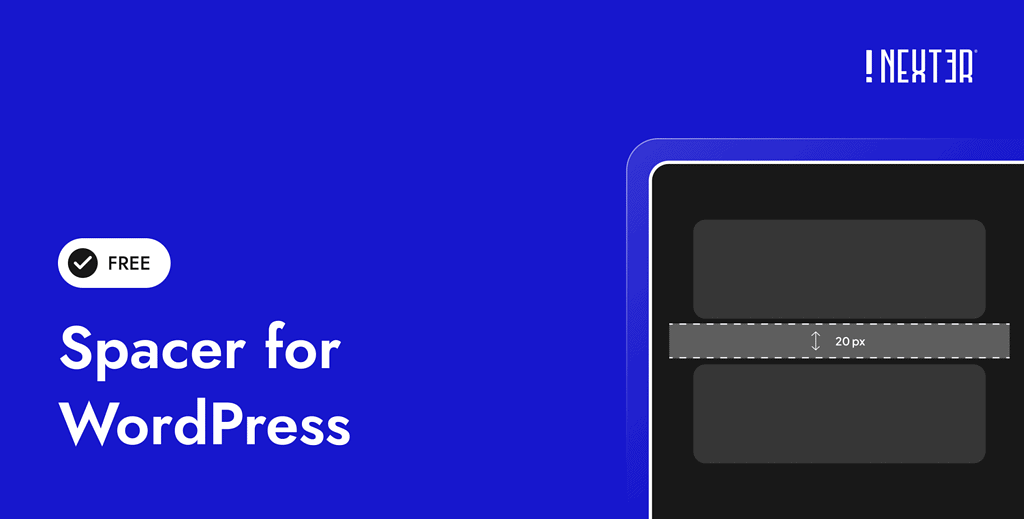 Spacer Block For WordPress - Nexter Blocks