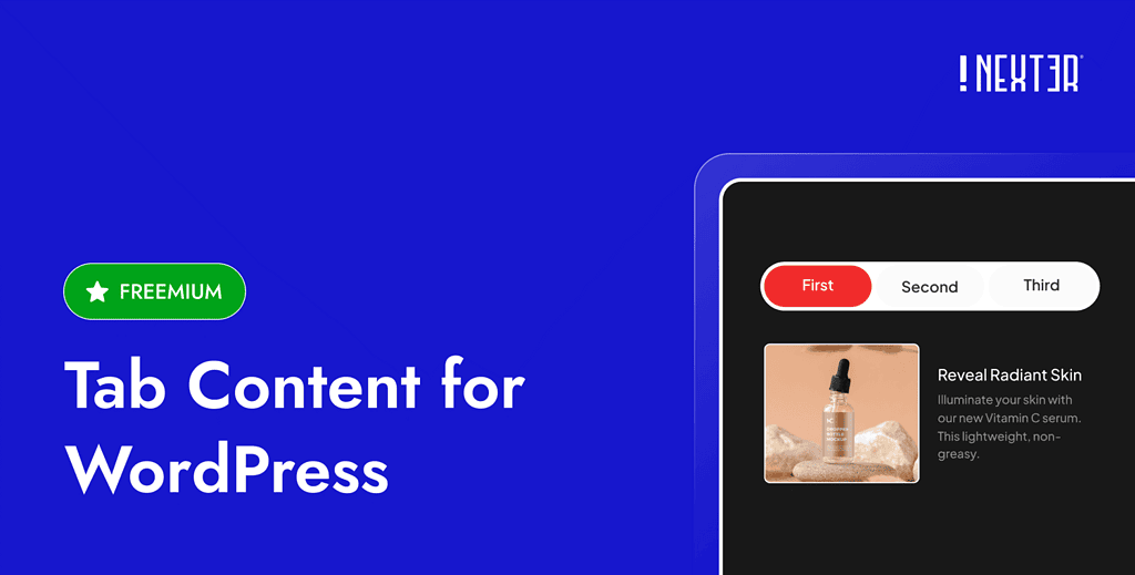 Tab Content Block For WordPress - Nexter Blocks