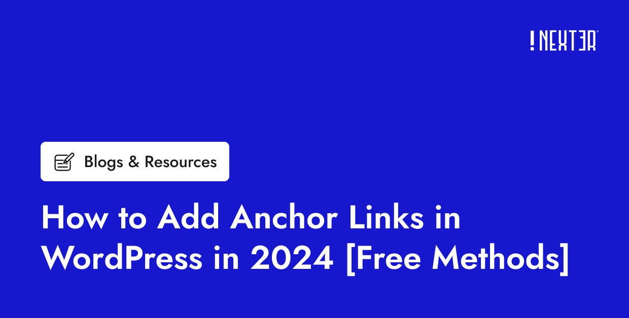 How to Add Anchor Links in WordPress [Free Methods]
