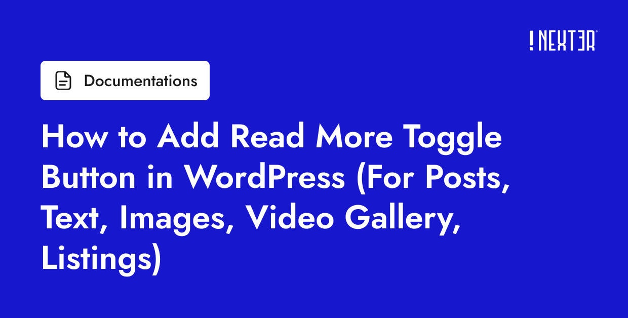 How to Add Read More Toggle Button in WordPress (For Posts, Text, Images, Video Gallery ...