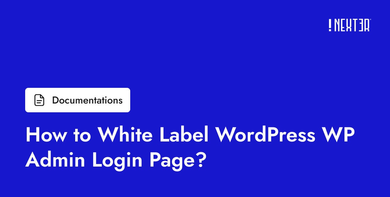 How to White Label WordPress WP Admin Login Page?