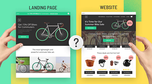Landing Page vs Website: Which to Use When? [8 Key Differences]