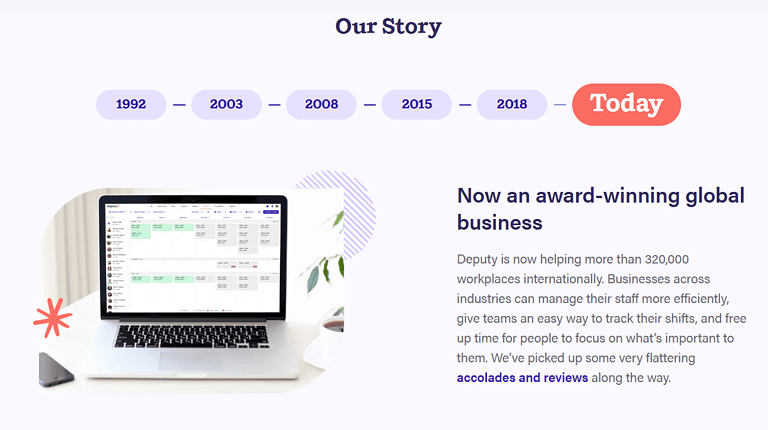 7 Examples of About Us Page for Website