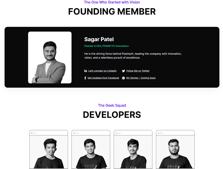 7 Examples of About Us Page for Website
