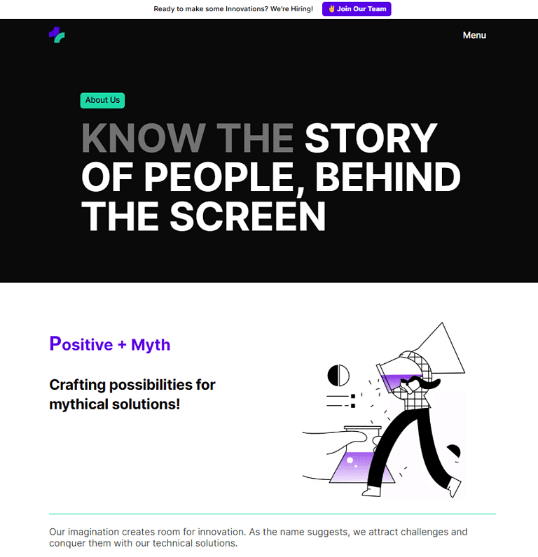 7 Examples of About Us Page for Website