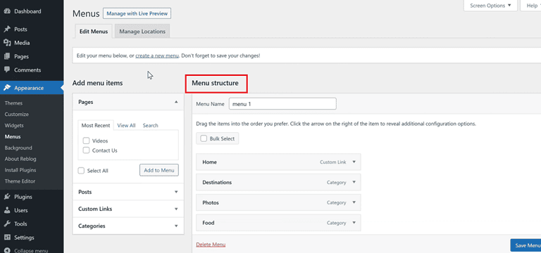 How to Change Menu in WordPress in 2025 (Easy Methods)