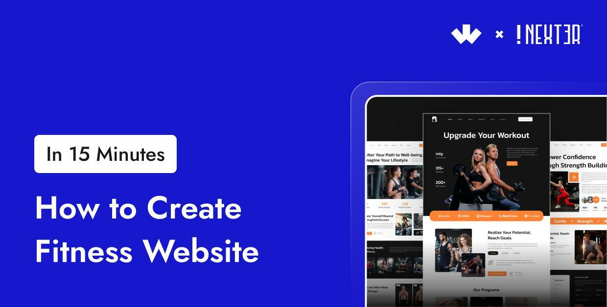 How to Create Fitness Website Using WordPress in 15 Minutes
