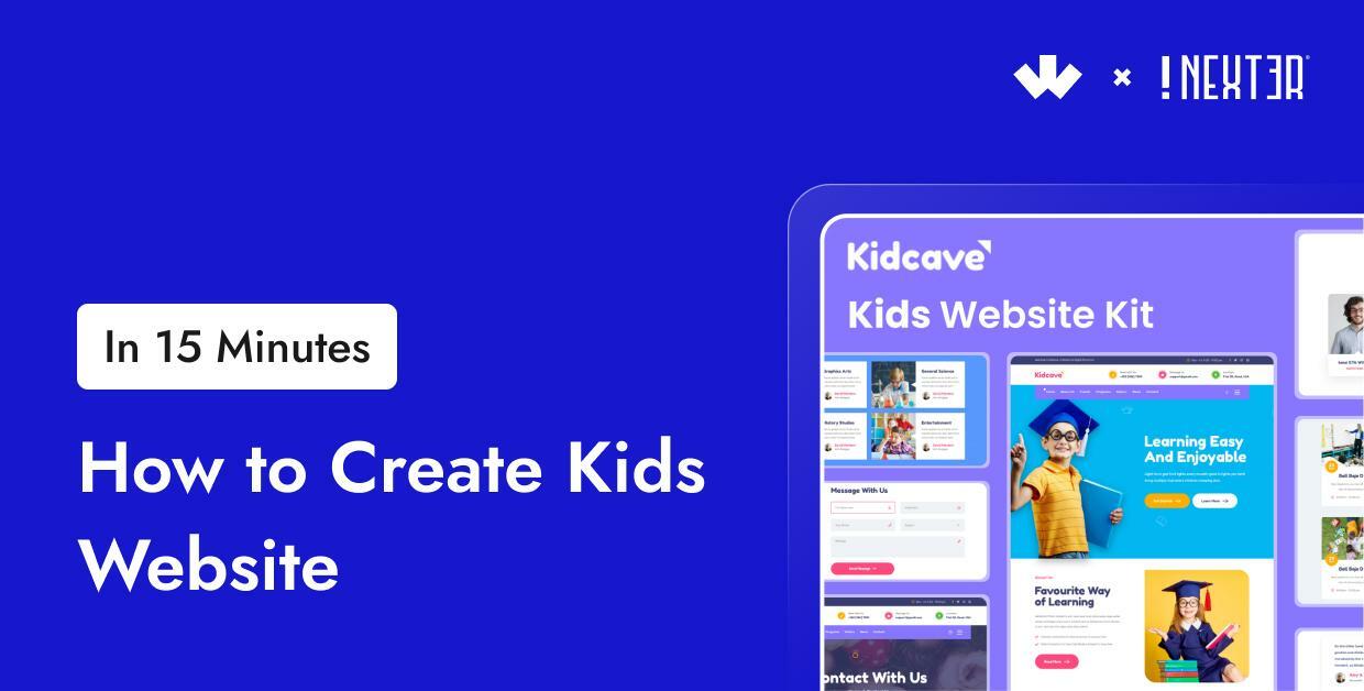 How to Create Kids Website Using WordPress in 15 Minutes
