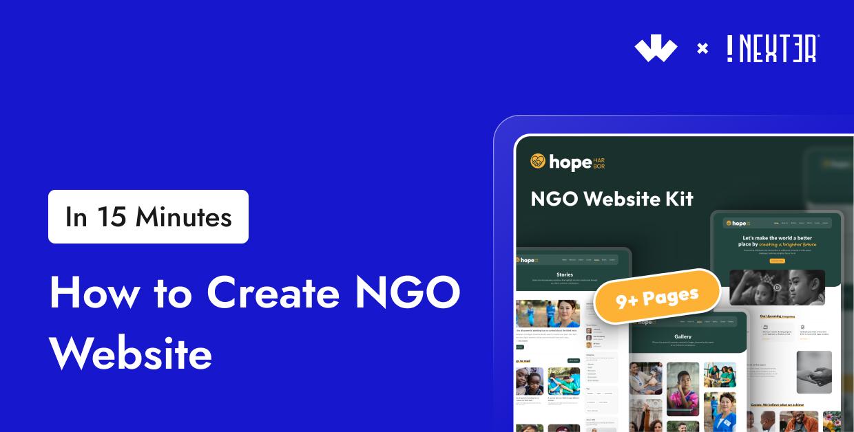How to Create NGO Website Using WordPress in 15 Minutes