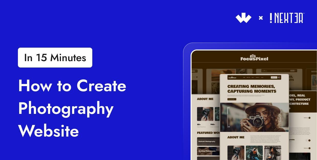 How to Create Photography Website Using WordPress in 15 Minutes