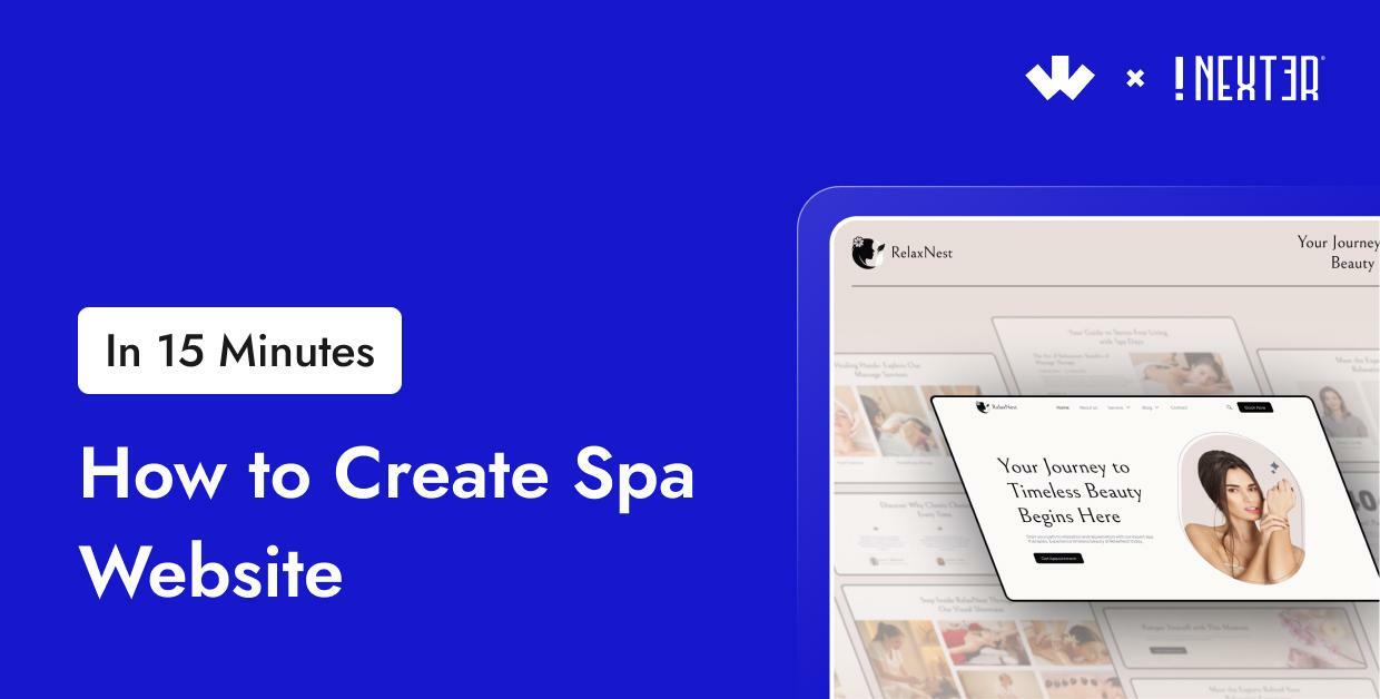 How to Create Spa Website Using WordPress in 15 Minutes