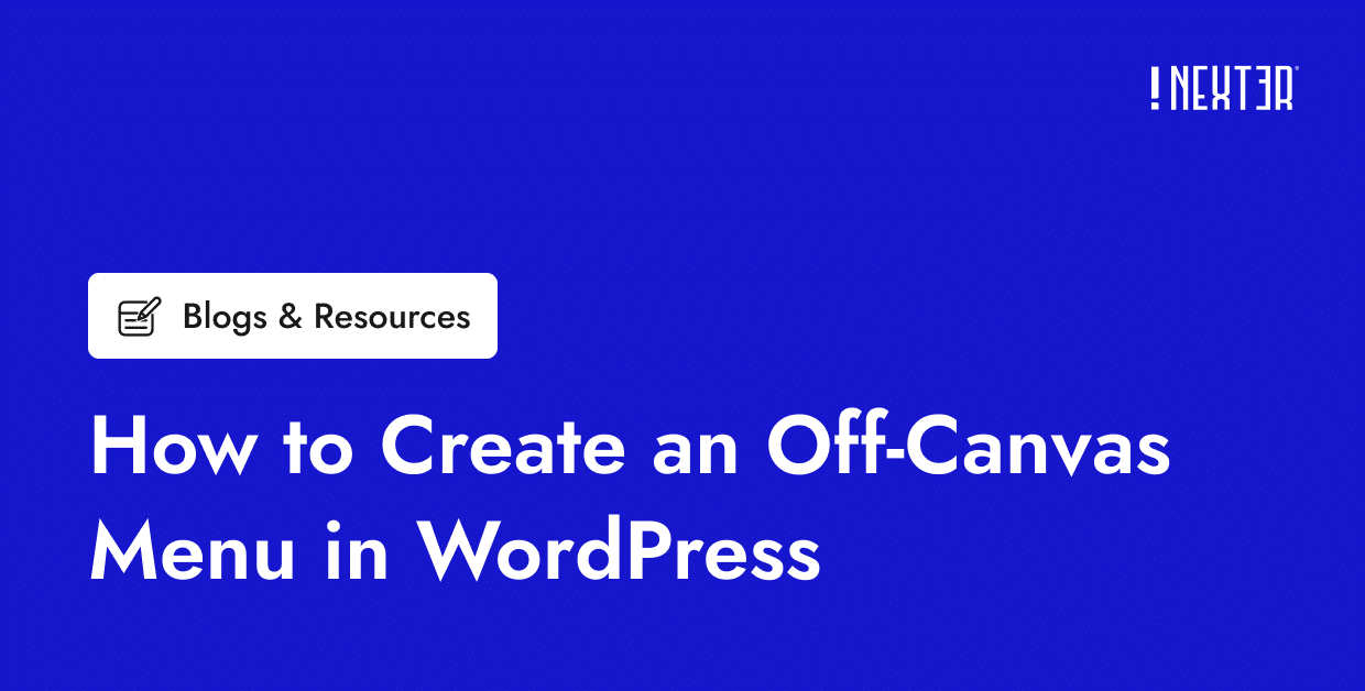 How to Create an Off-Canvas Menu in WordPress (No Code)