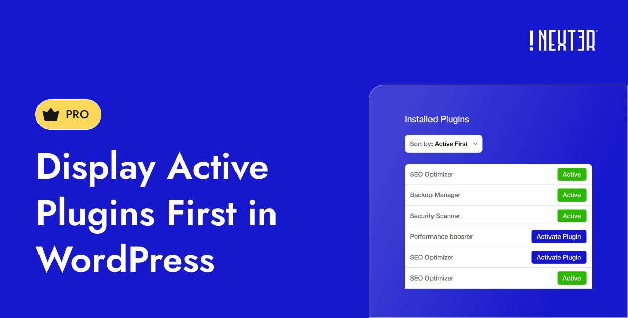 Display Active Plugins First in WordPress [Easily Organize Plugins]